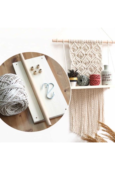 Ritzz Makrome Raf Kiti 40X20CM Ritzz Makrome Raf Kiti 40X20CM