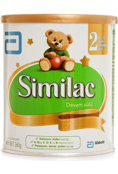 Similac 2 Bebek Devam Sütü 360 Gr