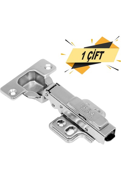 BADEM10 Broth Frenli Dolap Kapak Menteşesi Pistonlu Düz Tas Menteşe (1 Çift) BADEM10 Broth Frenli Dolap Kapak Menteşesi Pistonlu Düz Tas Menteşe (1 Çift)