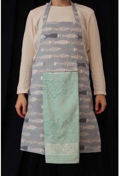 Oma Shop Havlulu Mutfak Önlüğü