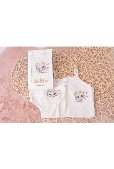 Katamino Kız Çocuk Atlet Slip Takım Katamino Kız Çocuk Atlet Slip Takım