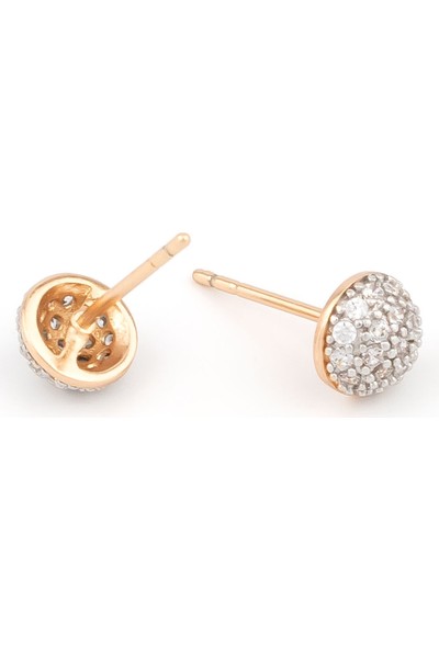 Uslada Bijoux House Zirkon Top Küpe