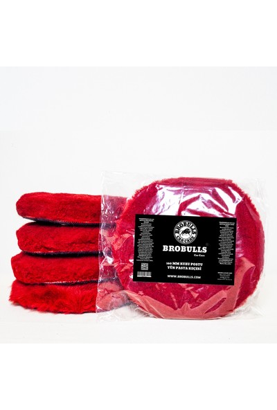 Brobulls Car Care Red Kuzu Postu Pasta Kecesı Agrasıf 160 mm