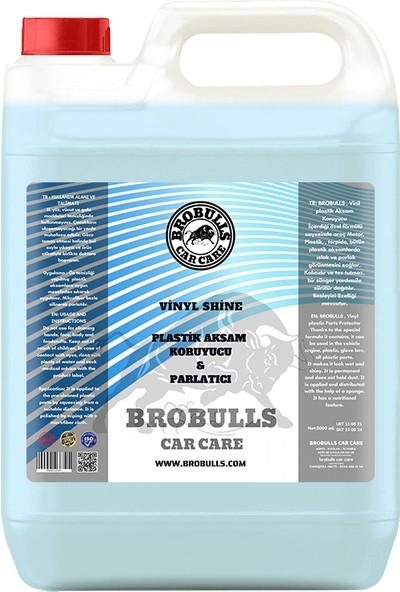Brobulls Car Care Plastik Aksam Koruyucu & Parlatıcı 5 Lt