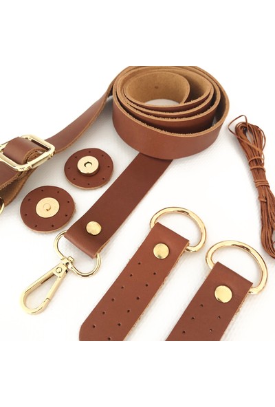 Alfa Tasarım Atölyesi Deri Çanta Sapı Aksesuarlı 120 Cm Mıknatıslı Çıtçıt Mumlu Ip Set Alfa Tasarım Atölyesi Deri Çanta Sapı Aksesuarlı 120 Cm Mıknatıslı Çıtçıt Mumlu Ip Set