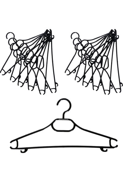 Mirvano Ekonomik Elbise Askısı 12'li, Kıyafet Askısı, Kuru Temizleme Askısı Mirvano Ekonomik Elbise Askısı 12'li, Kıyafet Askısı, Kuru Temizleme Askısı