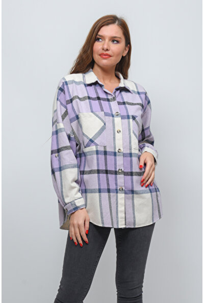 Tusse Ekose Desenli Battal Pamuklu Oversize Oduncu Gömlek Tusse Ekose Desenli Battal Pamuklu Oversize Oduncu Gömlek