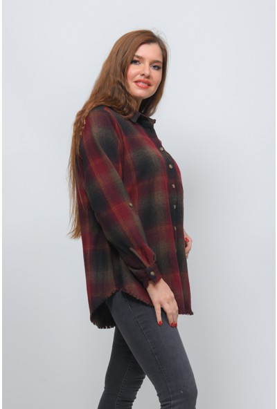Tusse Klasik Ekose Desenli Battal Pamuklu Oversize Oduncu Gömlek Tusse Klasik Ekose Desenli Battal Pamuklu Oversize Oduncu Gömlek