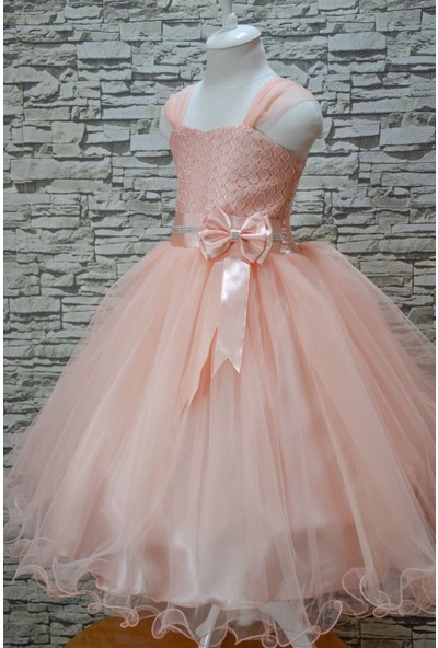 Kara Kiraz KaraKiraz Kız Çocuk Somon Abiye