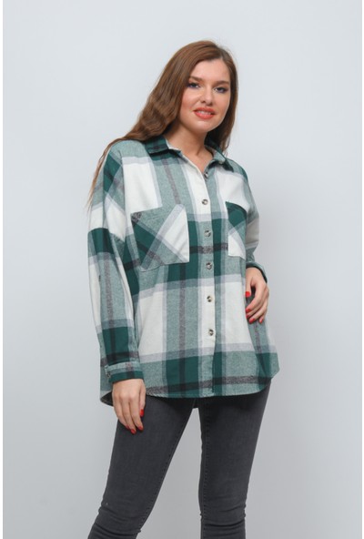 Tusse Ekose Desenli Battal Pamuklu Oversize Oduncu Gömlek Tusse Ekose Desenli Battal Pamuklu Oversize Oduncu Gömlek