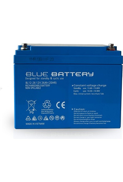 Siel Enerji Blue Battery 12V 40 Ah Kuru Tip Akü