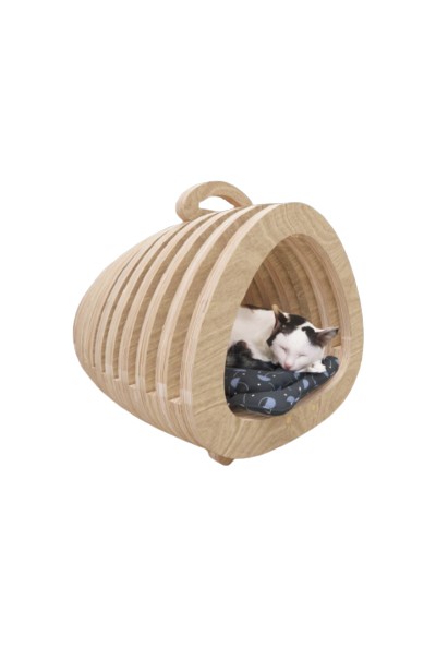 Morela Mobilya Morela Parametrik Kontraplak Kedi Evi - Cat House
