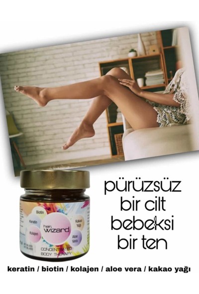 Valentines Konsantre Vücut Terepisi Keratin / Biotin / Kolajen / Aloe Vera / Kakao Yağı