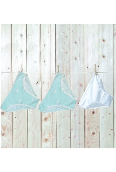 Blackspade 1294 Kız Çocuk 3'lü Paket Külot