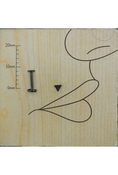 Takıdan Üçgen Cerrahi Çelik Kıkırdak Tragus Dudak Piercing Takıdan Üçgen Cerrahi Çelik Kıkırdak Tragus Dudak Piercing