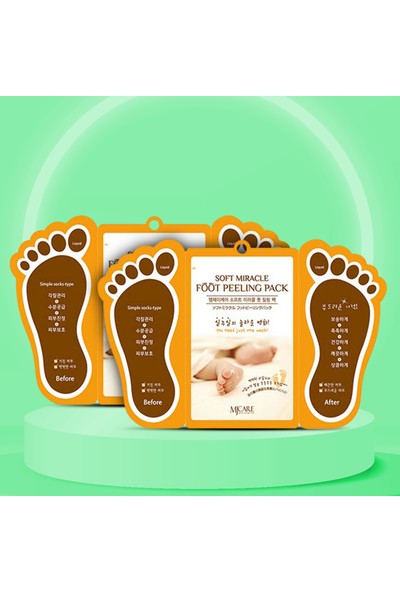 Mjcare Soyulan Ayak Peeling Maskesi 2 Adet Mjcare Soyulan Ayak Peeling Maskesi 2 Adet