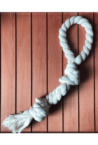 Pet Geliyor Çift Düğüm Köpek Oyun Halatı Stres Ipi - Diş Kaşıma Halatı