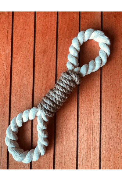 Pet Geliyor Köpek Halka Isırma ve Çekiştirme Oyun Halatı