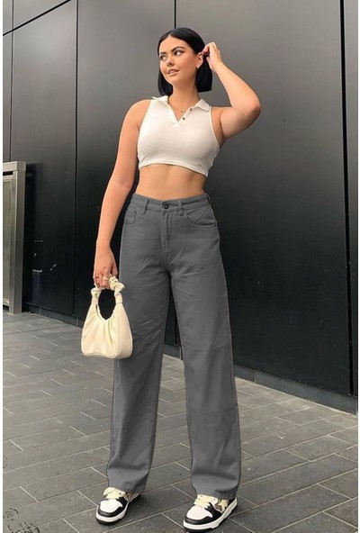 Madmext Mad Girls Füme Palazzo Jean MG1247