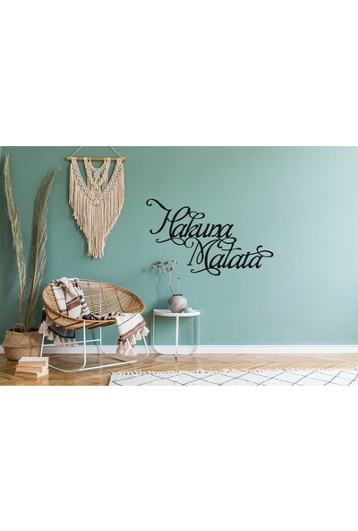 Tualle Hakuna Matata Metal Tablo Tualle Hakuna Matata Metal Tablo
