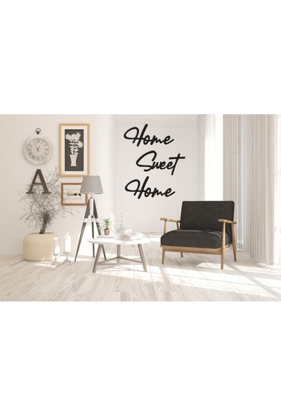 Tualle Home Sweet Home Metal Tablo Tualle Home Sweet Home Metal Tablo