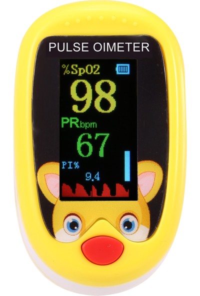 KKmoon Çocuk Parmak Ucu Nabız Oksimetresi - Sarı (Yurt Dışından)