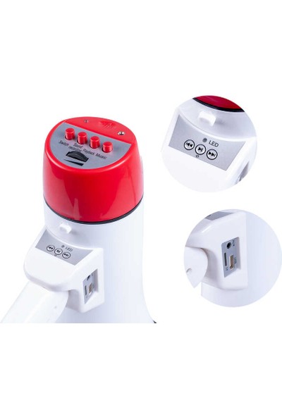 Westa WM-78U 50 Watt Şarjlı Usb'li Megafon Westa WM-78U 50 Watt Şarjlı Usb'li Megafon