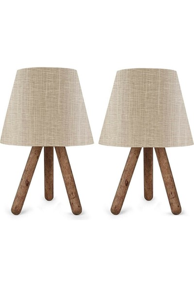 Supply Home Ahşap Ayaklı Krem Pvc Başlık 2' Li Avize Supply Home Ahşap Ayaklı Krem Pvc Başlık 2' Li Avize