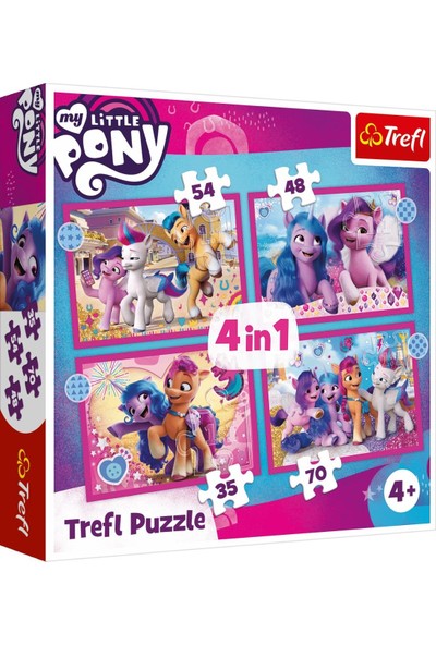 Trefl Puzzle Colorful Ponıes 4 In 1 Çocuk Puzzle (35+48+54+70 Parça) Trefl Puzzle Colorful Ponıes 4 In 1 Çocuk Puzzle (35+48+54+70 Parça)
