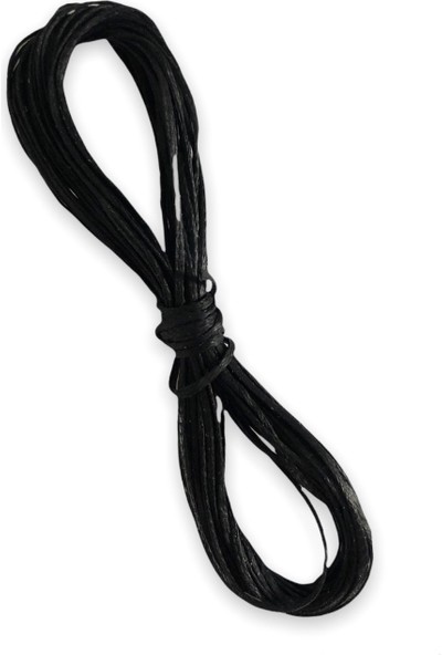 Alfa Tasarım Mumlu Ip (1 Mm/3metre)- Tesbih Ipi,kolye ve Takı Tasarım Ipi , Siyah Renk Alfa Tasarım Mumlu Ip (1 Mm/3metre)- Tesbih Ipi,kolye ve Takı Tasarım Ipi , Siyah Renk