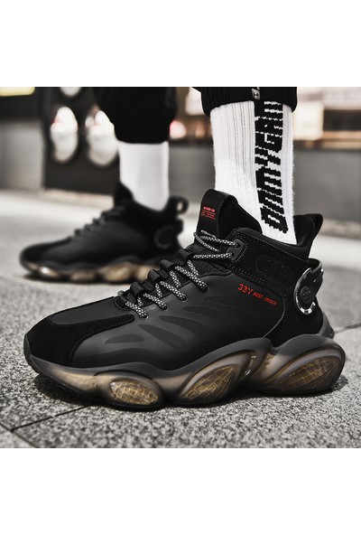 Sitong Siyah Erkek Basketbol Ayakkabı (Yurt Dışından)