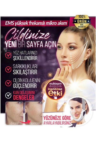 LED Foton Ems Masaj Aleti Doğal Kolajen Arttırıcı,hücre Yenileyici,kırışıklık ve Gıdı Giderici
