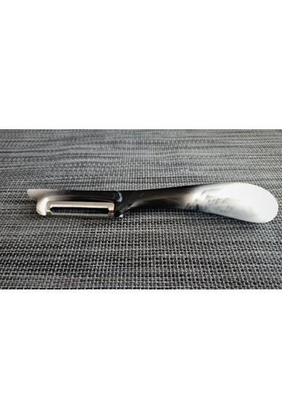 Solingen Çift Bıçaklı Tırtıklı Domates Soyacak Ebruli Siyah