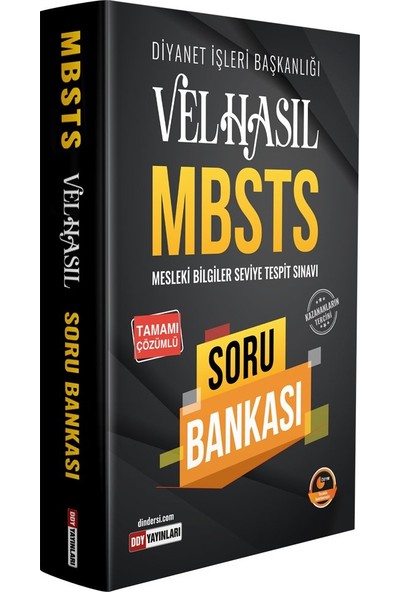 Ddy Yayınları Velhasıl Mbsts Tamamı Çözümlü Soru Bankası Ddy Yayınları Velhasıl Mbsts Tamamı Çözümlü Soru Bankası