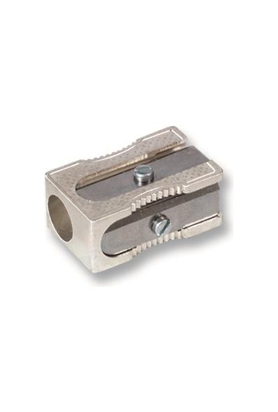 Faber-Castell Metal Tekli Kalemtıraş + Yedek Bıçaklı