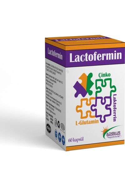 Are Lactofermin Laktoferrin - Glutamin - Çinko 60 Kapsül