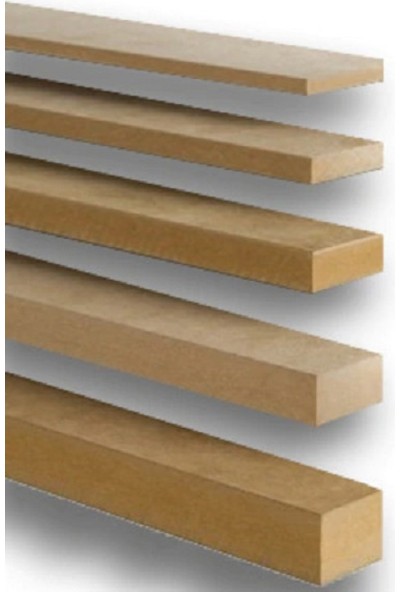 Iahşap 15X20 mm Uzunluk 100 cm (4 Adet) Ahşap Çıta Duvar Çıtası Kapak Çıtası Mdf Çıta