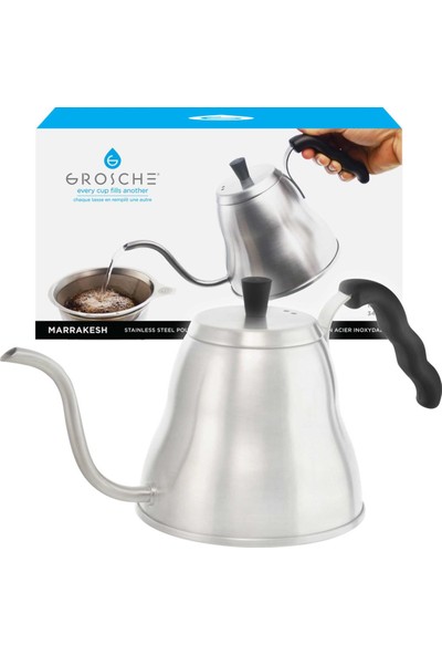 Grosche Marrakesh Pour Over Çelik Kettle 1000 ml