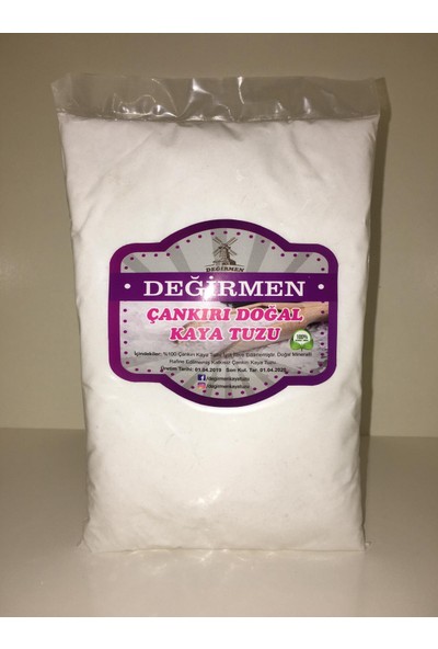 Değirmen Çankırı Kaya Tuzu ( Öğütülmüş) 1 kg