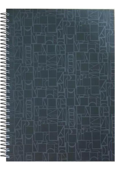 Özgün Defter Özgün Cb Zodi A4 Sert Kapak 3 Renk Bölmeli Spiralli Kareli Defter 150 Yaprak