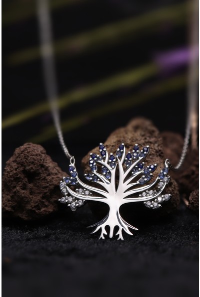 Parmas Design Kadın Hayat Ağacı 925 Ayar Gümüş Kolye
