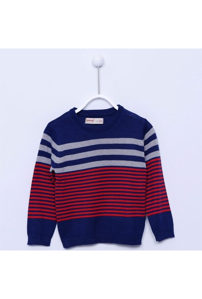 Silversun Lacivert Renkli Erkek Çocuk Kazak-T 213116 |silversunkids Silversun Lacivert Renkli Erkek Çocuk Kazak-T 213116 |silversunkids