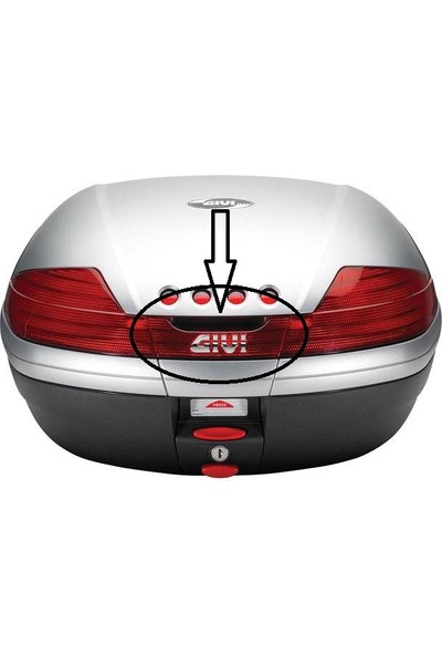 Gıvı Z732KIT Çanta Reflektörü Orta Kırmızı V46 Gıvı Z732KIT Çanta Reflektörü Orta Kırmızı V46