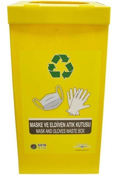 Ertem Geri Dönüşüm Kutusu Eldiven Maske Atık Kutusu Ertem Geri Dönüşüm Kutusu Eldiven Maske Atık Kutusu