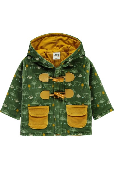 Civil Baby Erkek Bebek Kapüşonlu Mont 6-18 Ay Haki