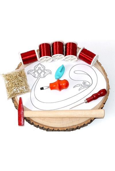 Tuğra Tablo Filografi Ağaç Set