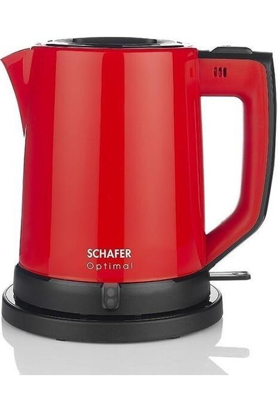 Schafer Optimal Su Isıtıcı Kettle Kırmızı Schafer Optimal Su Isıtıcı Kettle Kırmızı