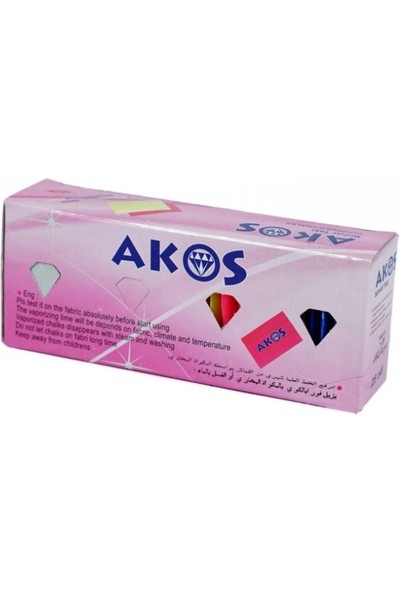 Akos Renkli Çizgi Taşı (25 Adet)