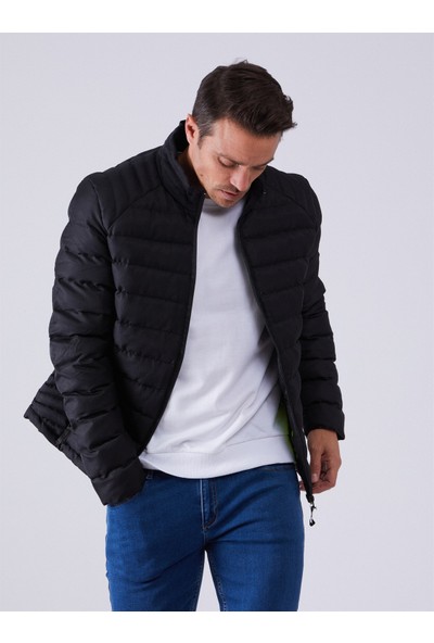 Dufy Siyah Erkek Dış Giyim - Slım Fıt Dufy Siyah Erkek Dış Giyim - Slım Fıt