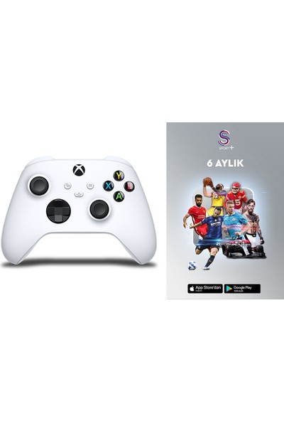 Microsoft Xbox&pc Oyun Kumandası Beyaz 9.nesil Controller + 6 Aylık Ssport Plus Üyeliği Microsoft Xbox&pc Oyun Kumandası Beyaz 9.nesil Controller + 6 Aylık Ssport Plus Üyeliği